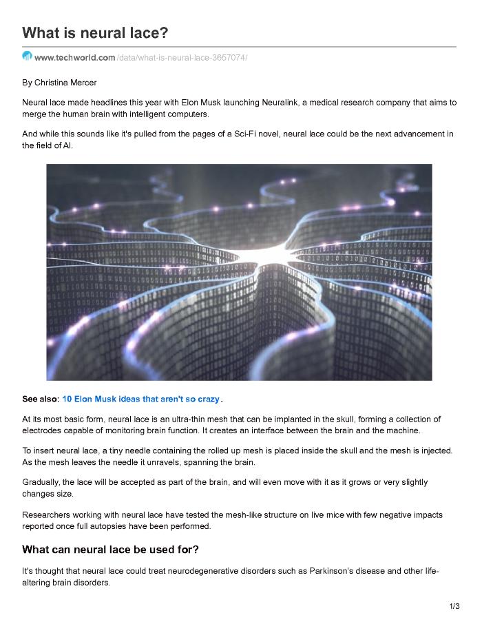 Decimal Lab : Text : What is neural lace?